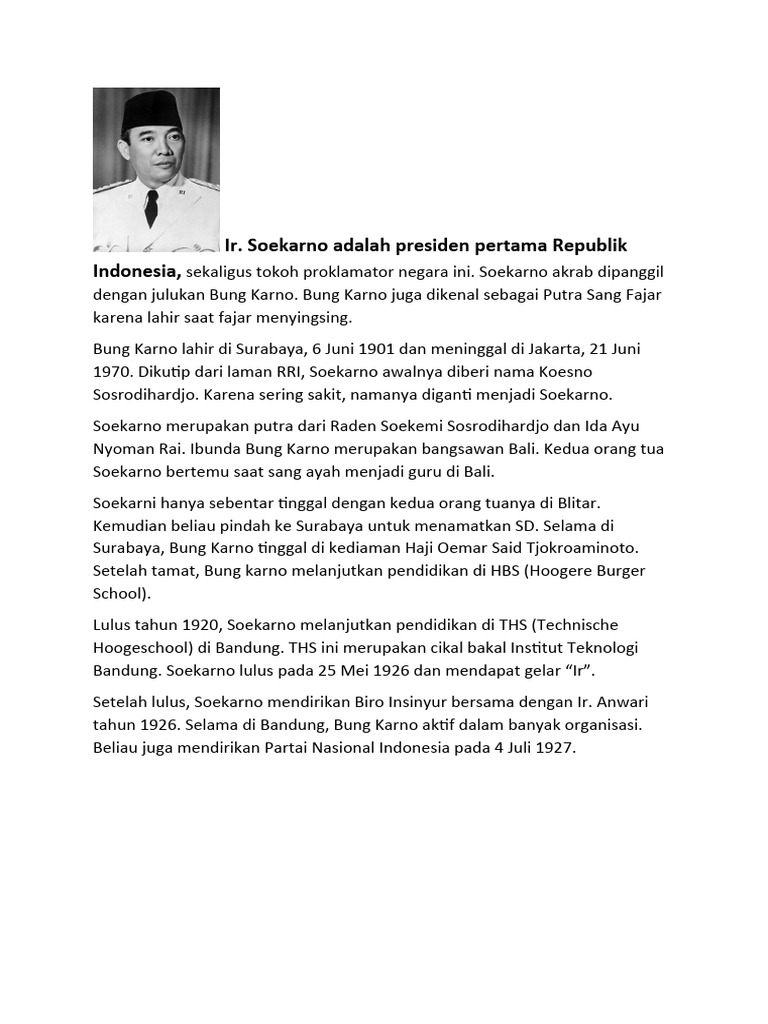 Biografi Soekarno-2 | PDF