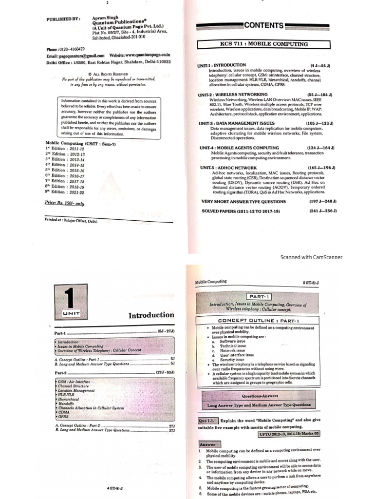 Mobile Computing Pdf
