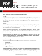 The CARL Framework of Reflection | PDF | Goal | Learning