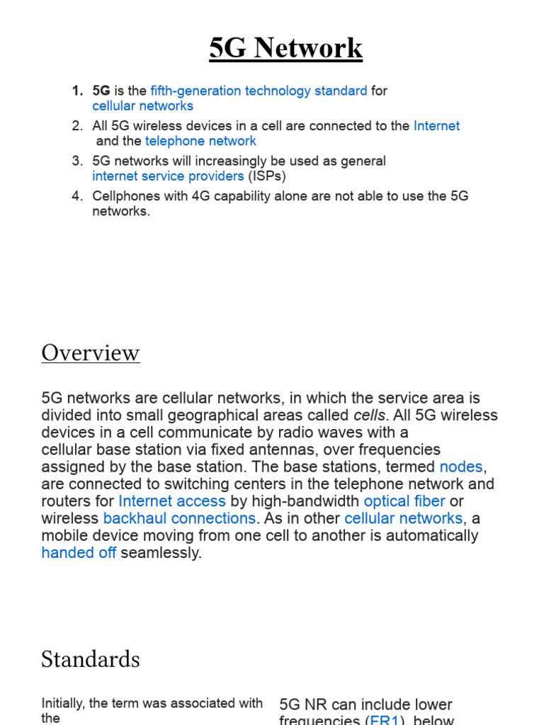 5G Network Analysis | PDF | Computer Network | 4 G