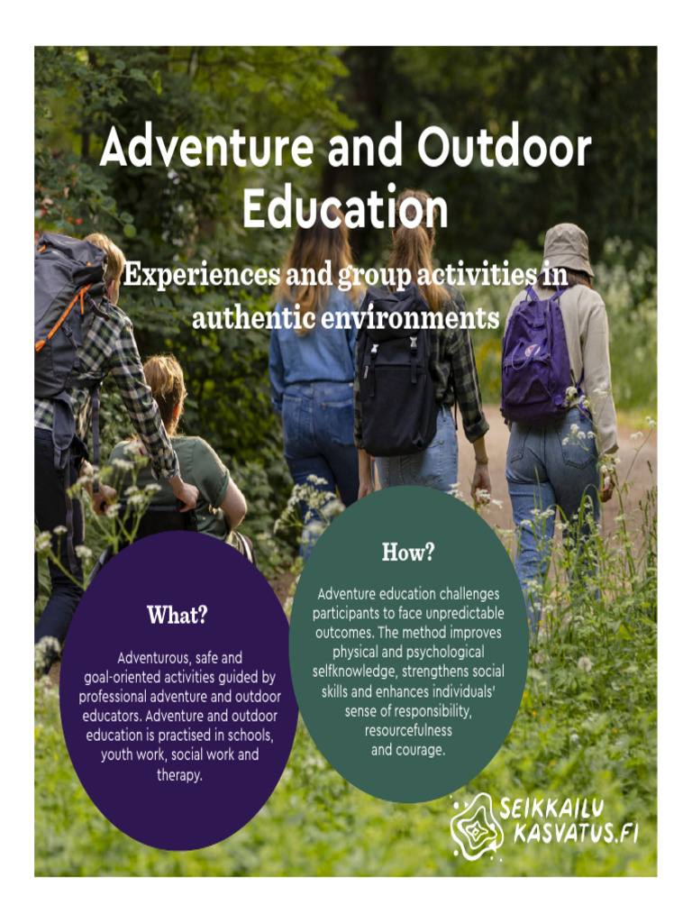 Adventure and Outdoor Education | PDF