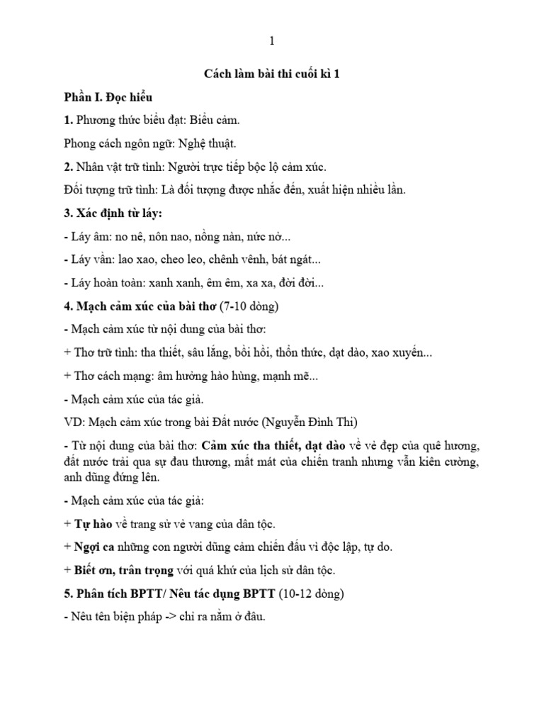 Cách Làm Bài Thi ck1 | PDF