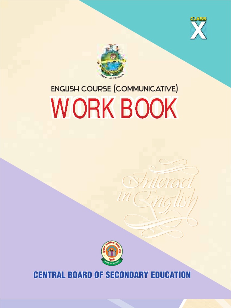 English Comm Work Book Class X | PDF | Perfect (Grammar) | Himalayas