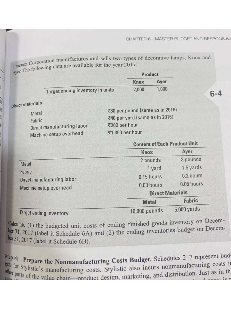 Questions On Budgeting | PDF