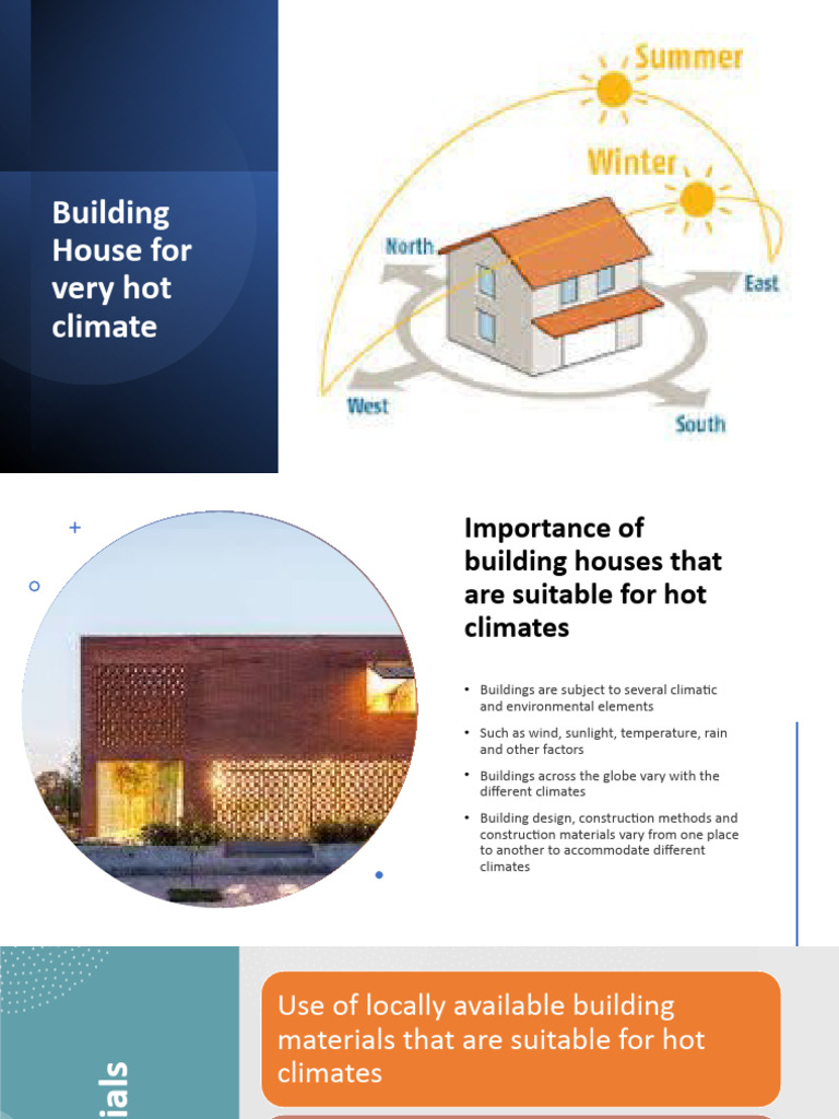 Building Houses in Hot Climates | PDF