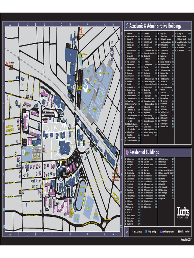 Tufts campus map | PDF | Board Games | Traditional Board Games
