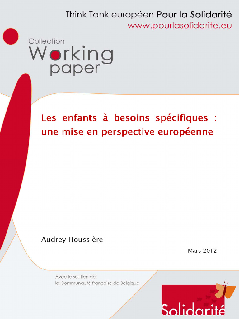 AffairesSociales EnfantsABesoinsSpecifiques | PDF | Sciences sociales