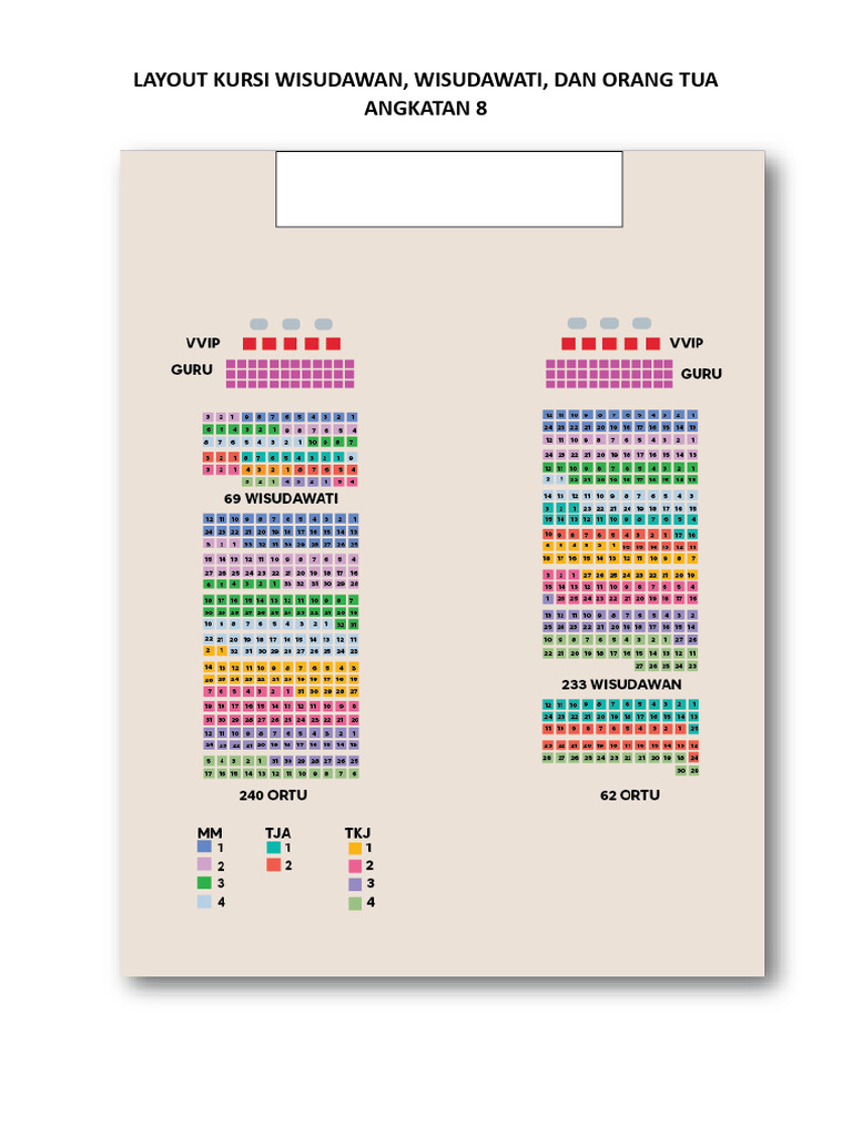 Layout Kursi Graduation 8 | PDF