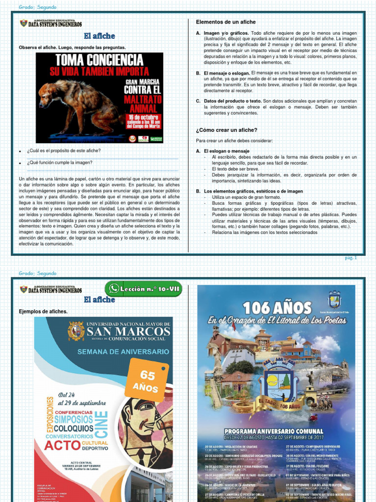 El Afiche | PDF | Póster | Imagen