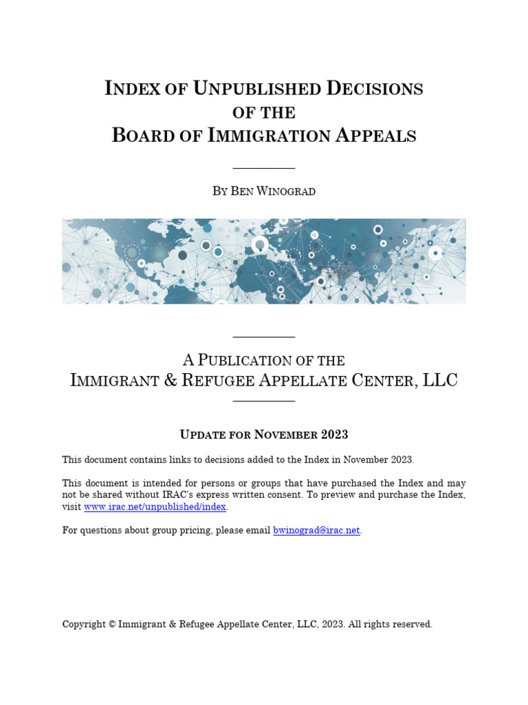 List of Cases Added in November 2023 | PDF | Deferred Action For ...