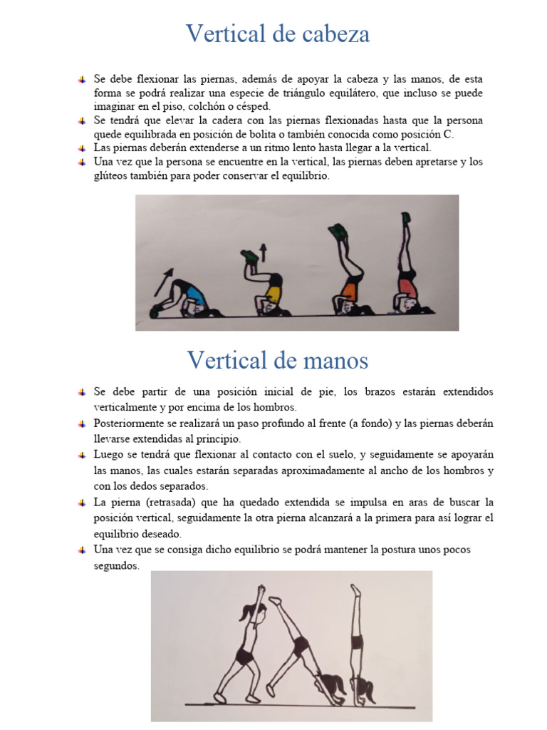 Vertical de Cabeza y Manos I | PDF