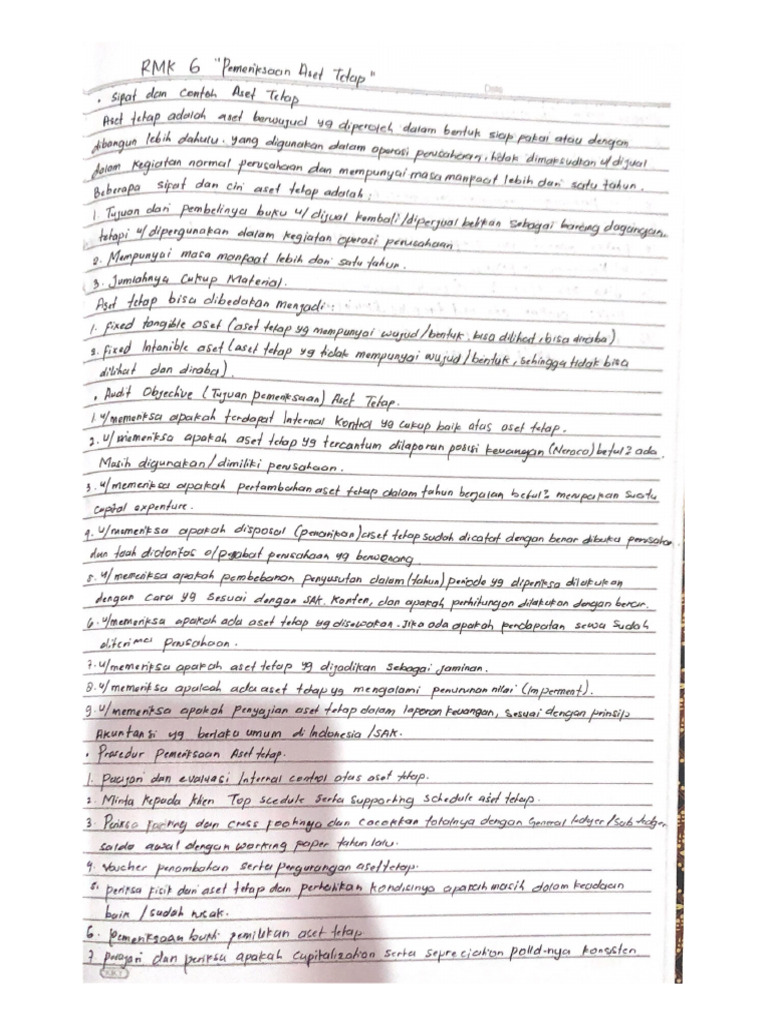 Rmk 6 Audit Keuangan Alpridhayanti 46121052 | PDF