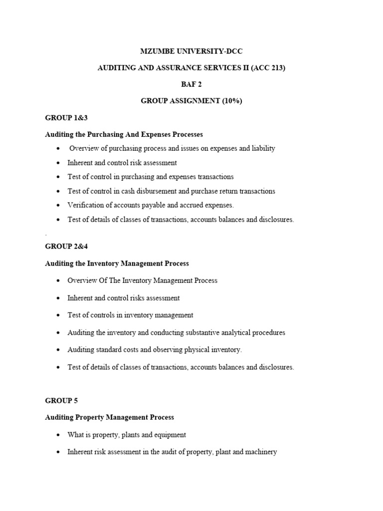 GROUP ASSIGNMENT | PDF