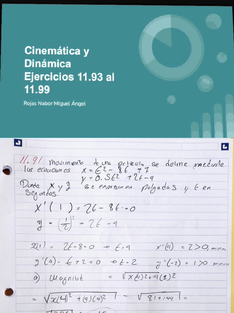 Ejercicios 28 Nov - Dinamica | PDF