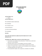 Pathfinder Club Investiture Sample Program | PDF