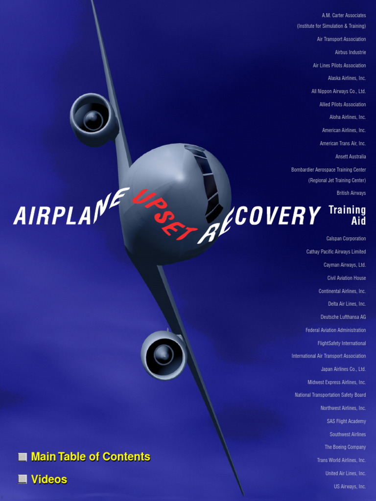 Airplane Upset Recovery Training Aid | PDF | Transport | Aerospace ...