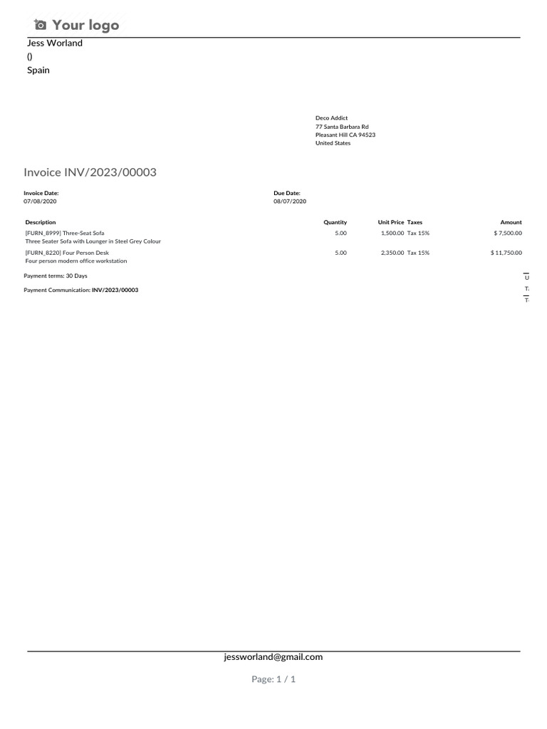 Report Layout Preview | PDF