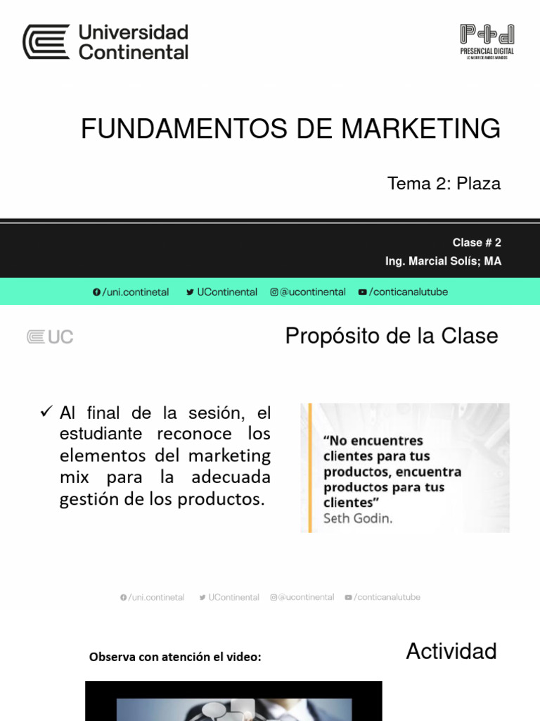 Fun. Mkt. Marketing Mix U4 T2 | PDF