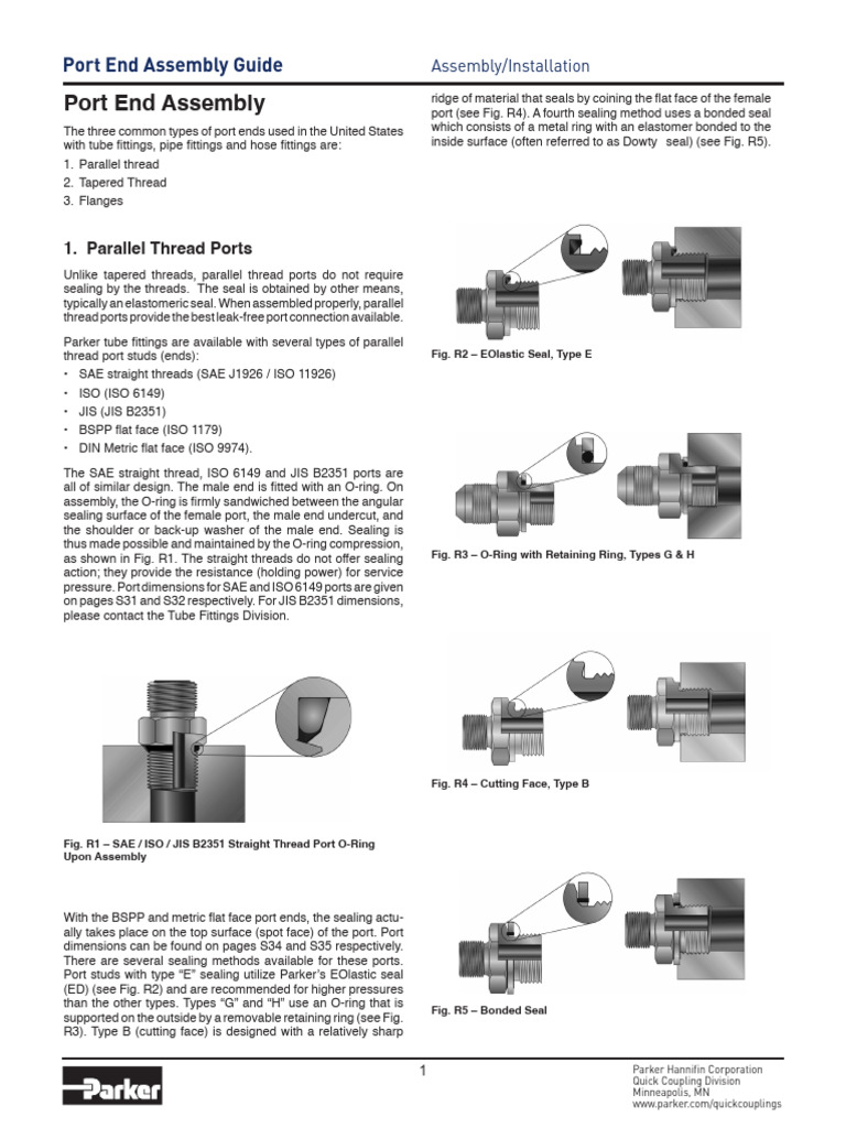 Port End Assembly Guide | PDF