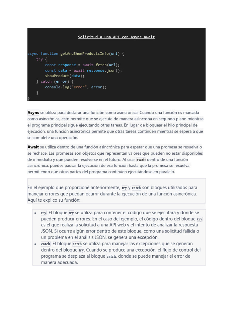 Async Await Try Catch Pdf