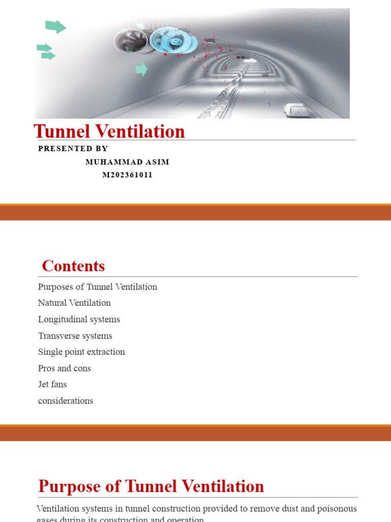 Tunnel Ventilation | PDF