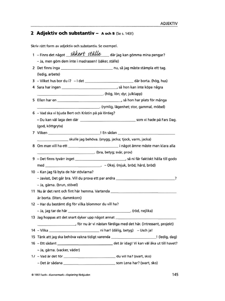 Adjektiv Patrick | PDF