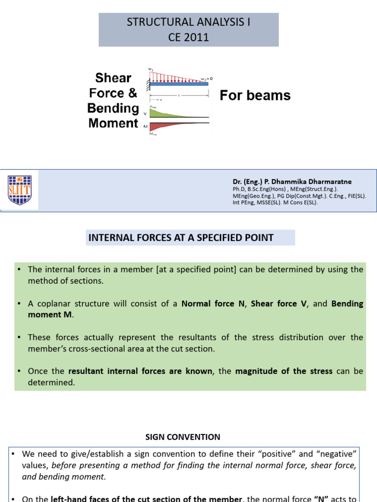 Beam - BM and SF | PDF | Beam (Structure) | Bending