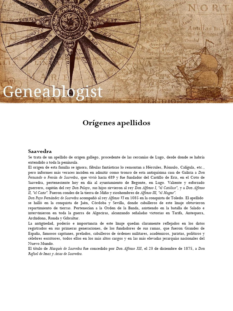 Apellidos letra S | PDF