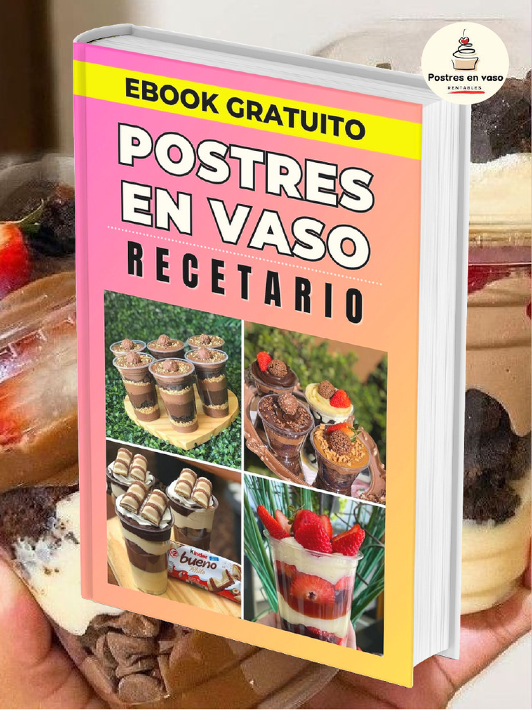 eBook Gratis - Recetario Postres en Vaso | PDF | Crema | Postres