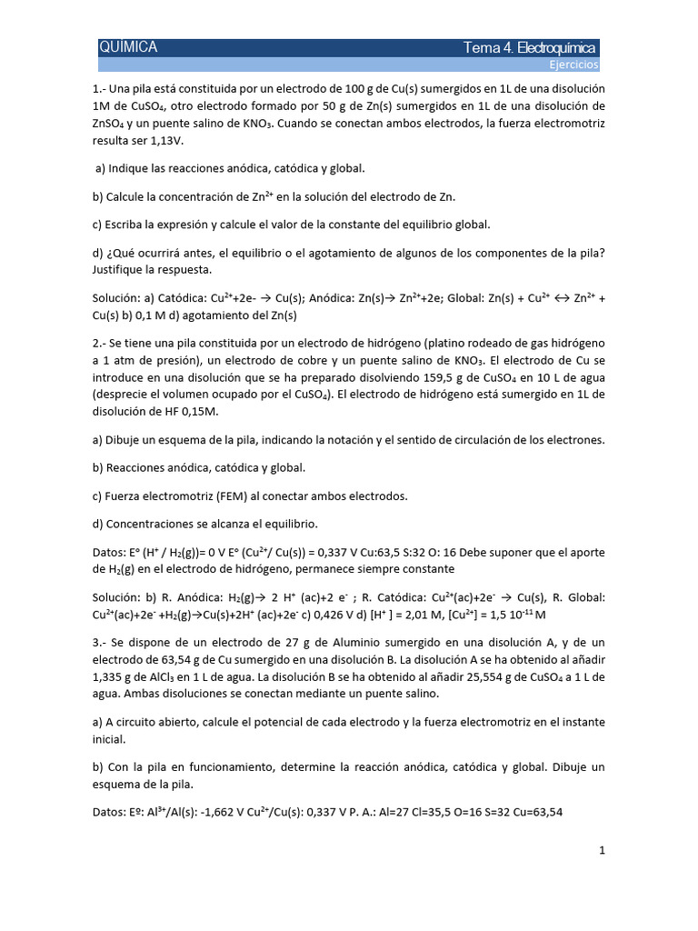 Ejercicios Tema 4 | PDF