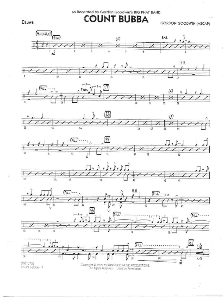 Count Bubba Drums (1) | PDF