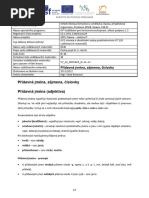 Cesky Jazyk - Sklonovani Podstatnych Jmen Rodu Stredniho | PDF