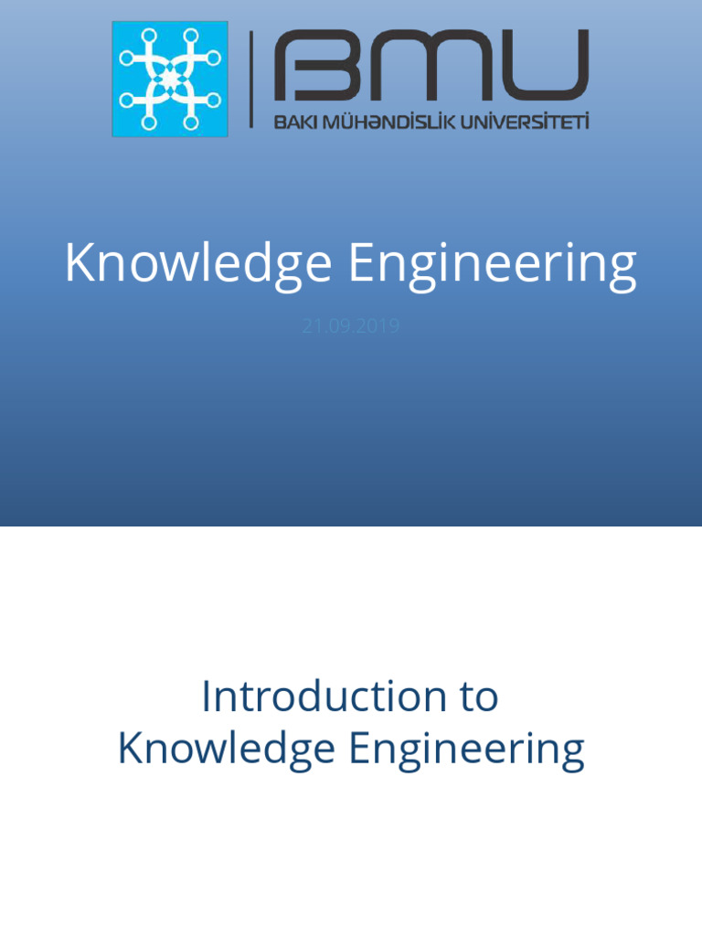 Knowledge Engineering | PDF