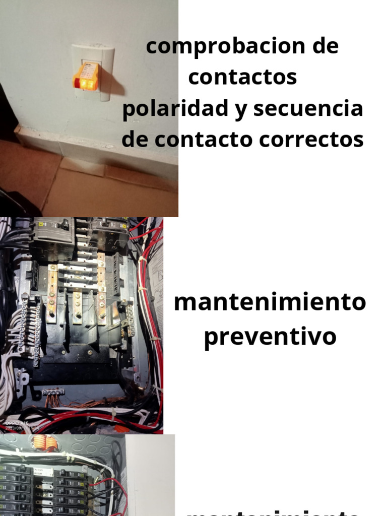 Comprobacion de Contactos Polaridad y Secuencia de Contacto Correctos | PDF