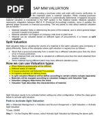 SAP MM-Step by Step Configuration of Split Valuation | PDF | Valuation ...