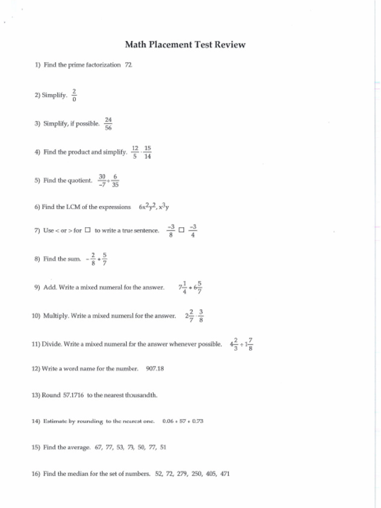 Math 01 | PDF