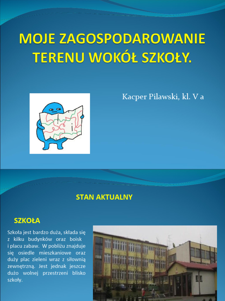 Zagospodarowanie Terenu Wokol Szkoly | PDF