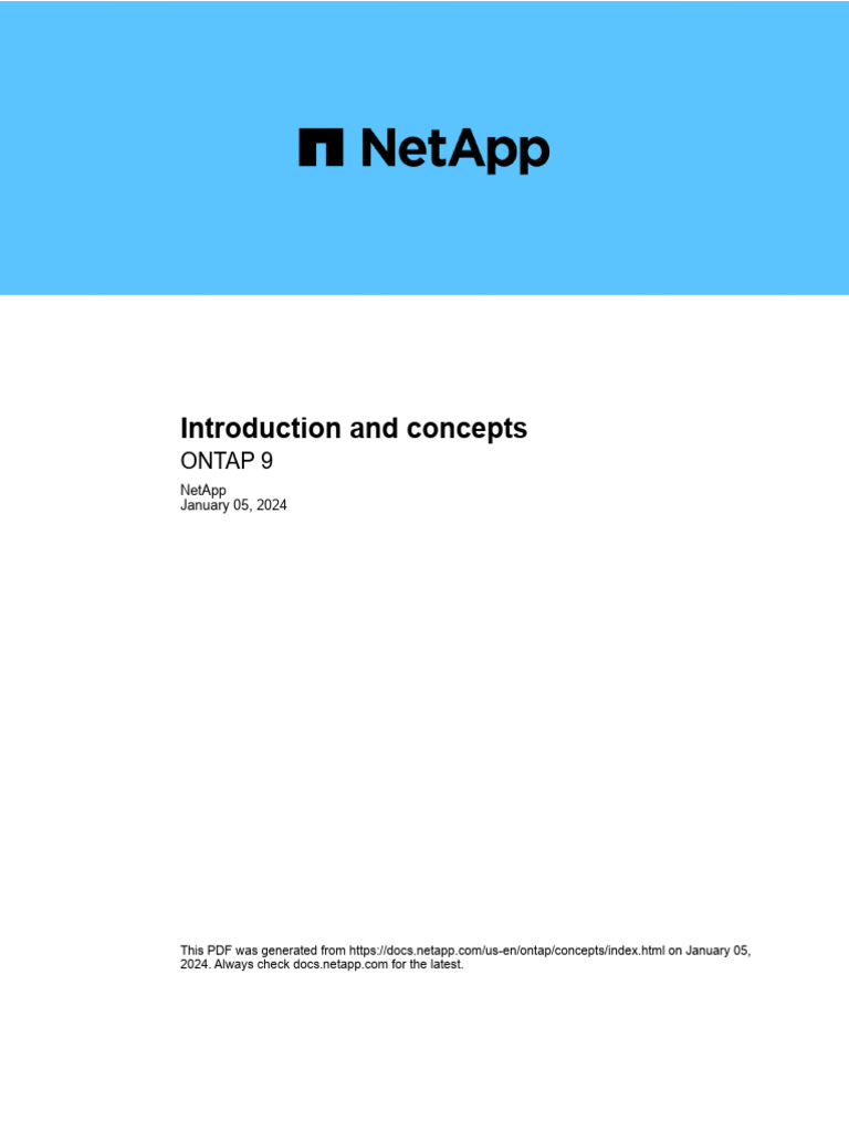 Introduction and Concepts | PDF