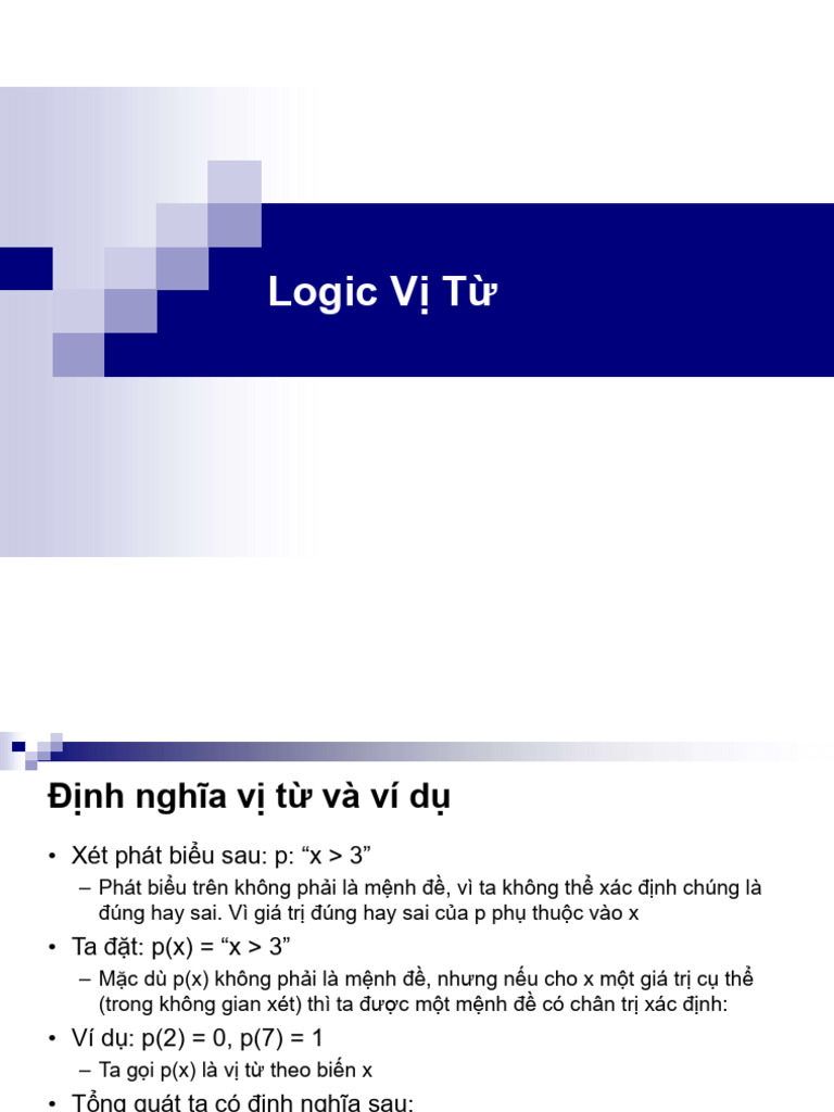 1.2 Co So Logic - Logic VI Tu | PDF