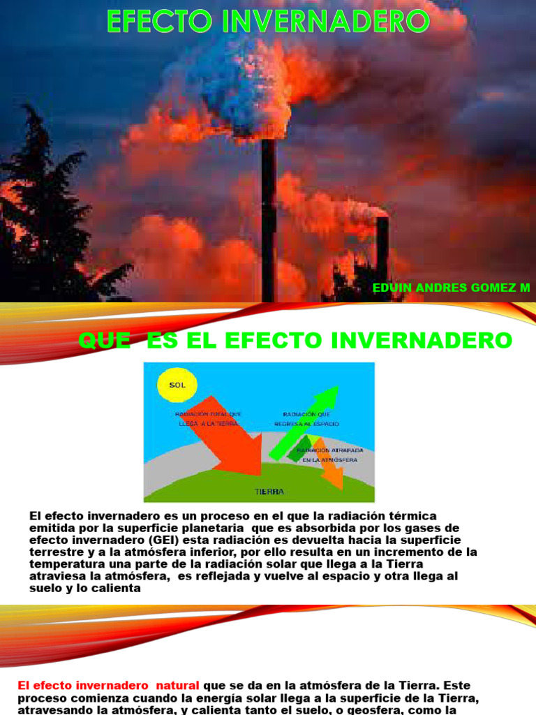 Comprendiendo el Efecto Invernadero | PDF