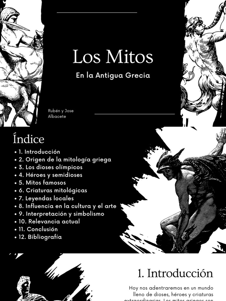 Los Mitos en La Antigua Grecia | PDF | Mitología griega | Minotauro
