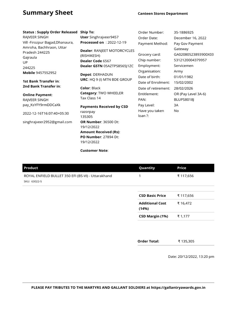 Invoice 35 1886925 | PDF