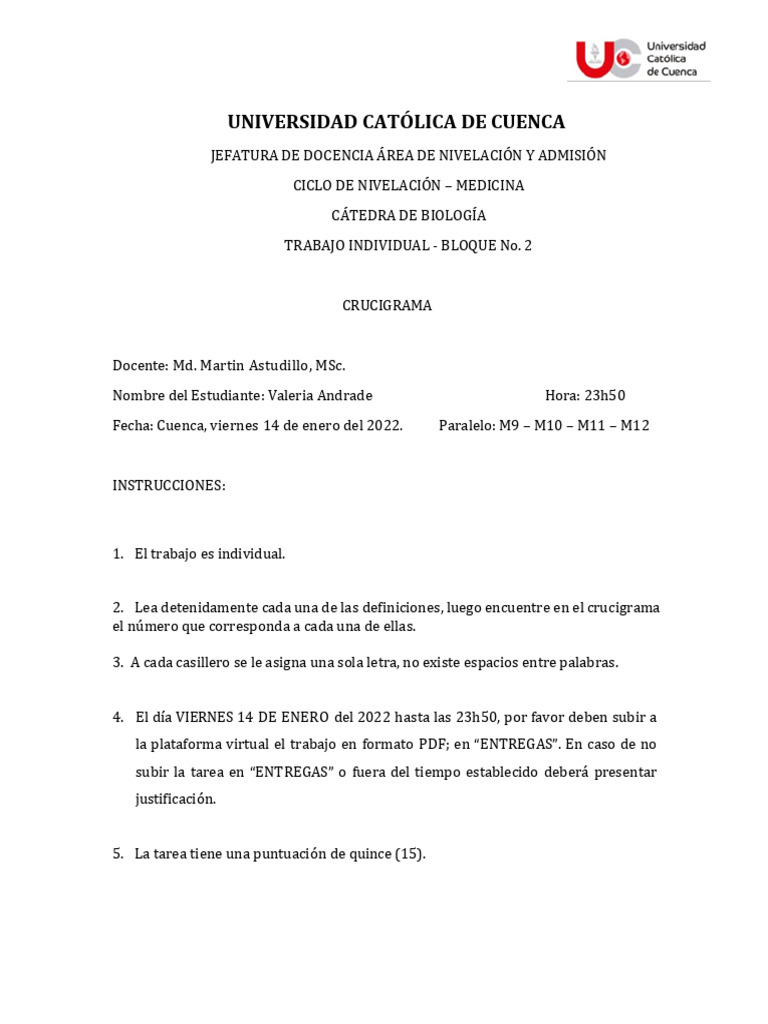 Trabajo Individual Bii | PDF