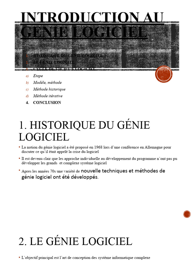 Introduction Au Genie Logiciel | PDF