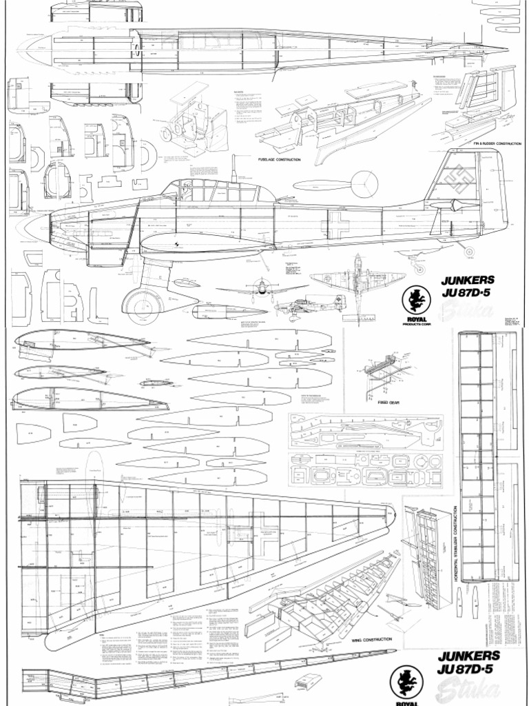 Junkers Ju 87D-5 Stuka Oz4853 | PDF