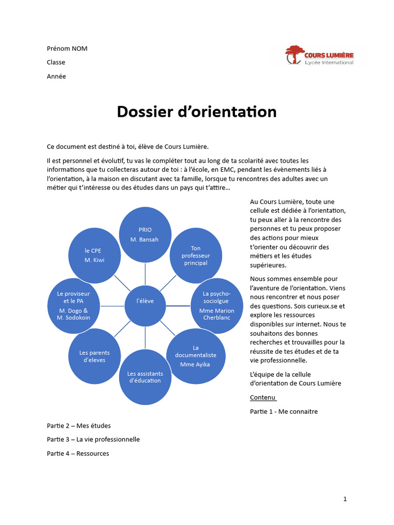 Orientation Terminale | PDF