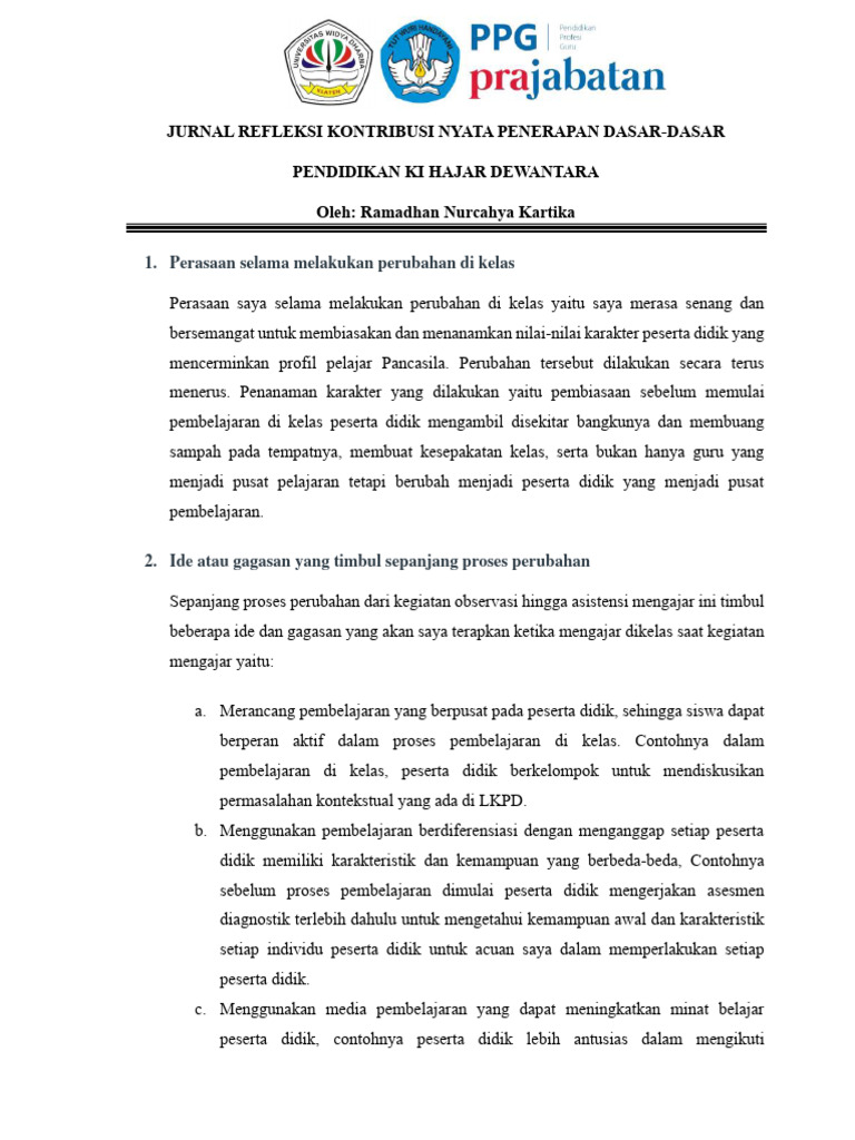 Topik 2-FPI-Aksi Nyata-Ramadhan Nurcahya Kartika | PDF