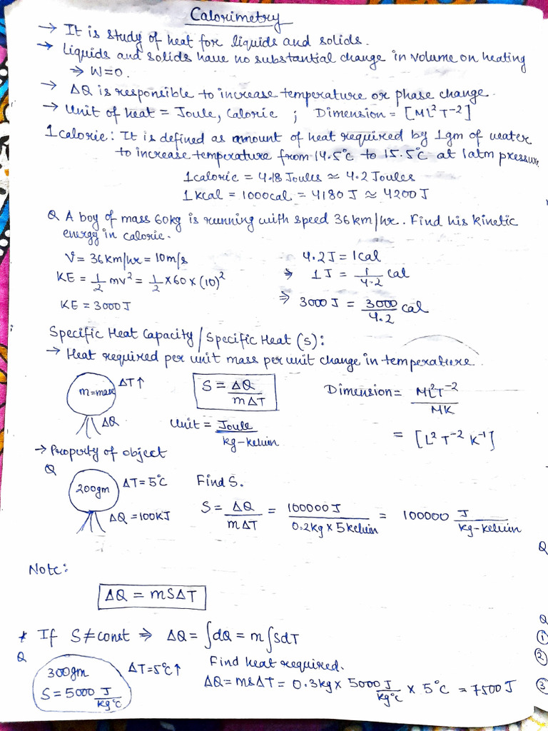 Calorimetry | PDF
