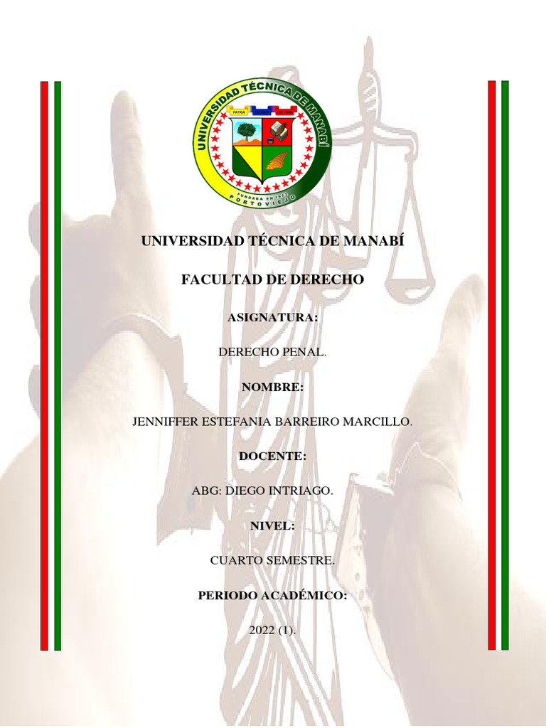 ESTEFANI Ensayo de Penal Unidad 3 | PDF