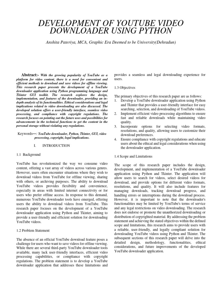 Research Paper | PDF